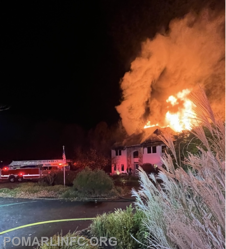 Resident Life Saved in Local Two-Alarm House Fire - Po-Mar-Lin Fire Company